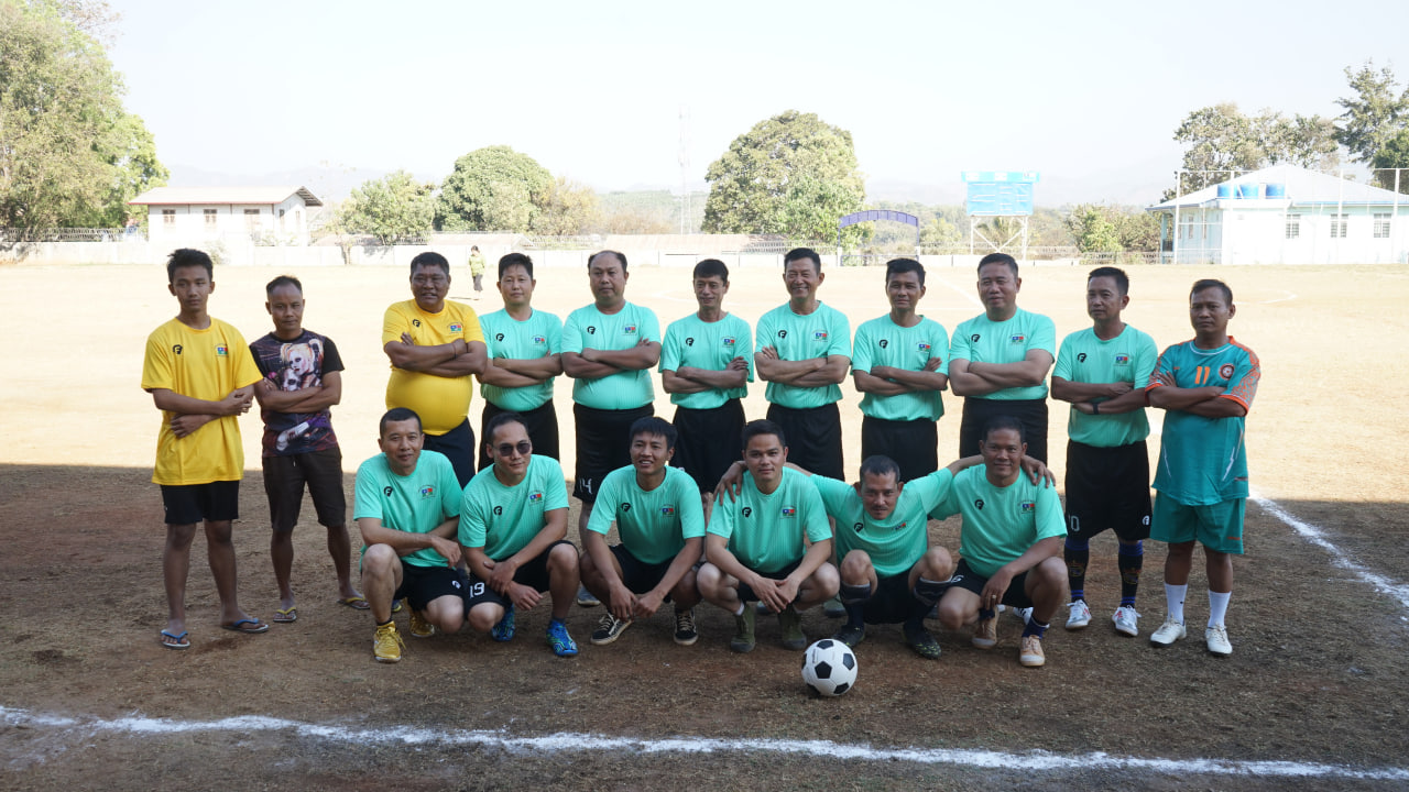 ဟိုပုံးမြို့နယ်၌ ၇၈ နှစ်မြောက် ပြည်ထောင်စုနေ့အထိမ်းအမှတ် ချစ်ကြည်ရေးဘောလုံးပြိုင်ပွဲကျင်းပ